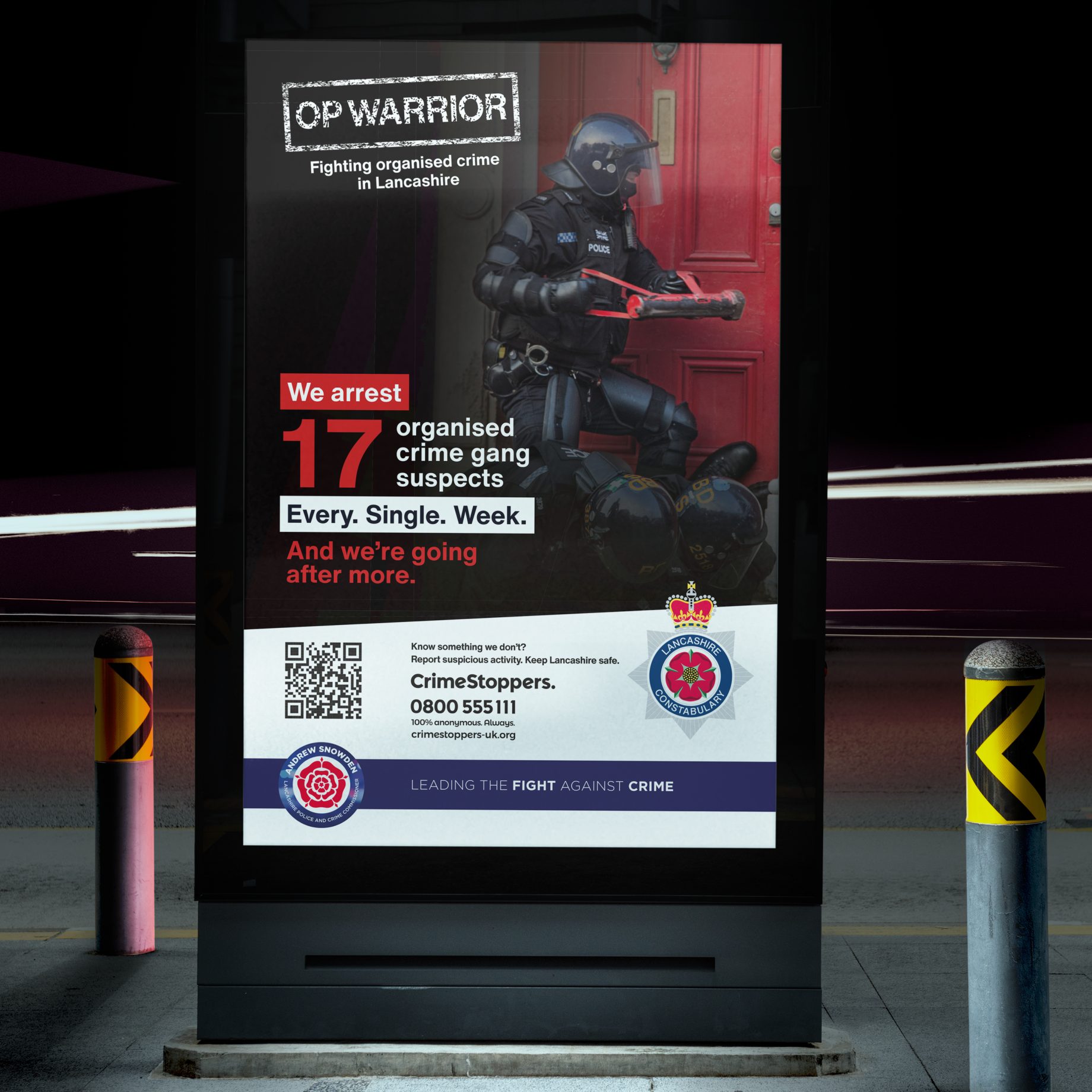 Digital and print marketing campaign for Lancashire Constabulary and ...